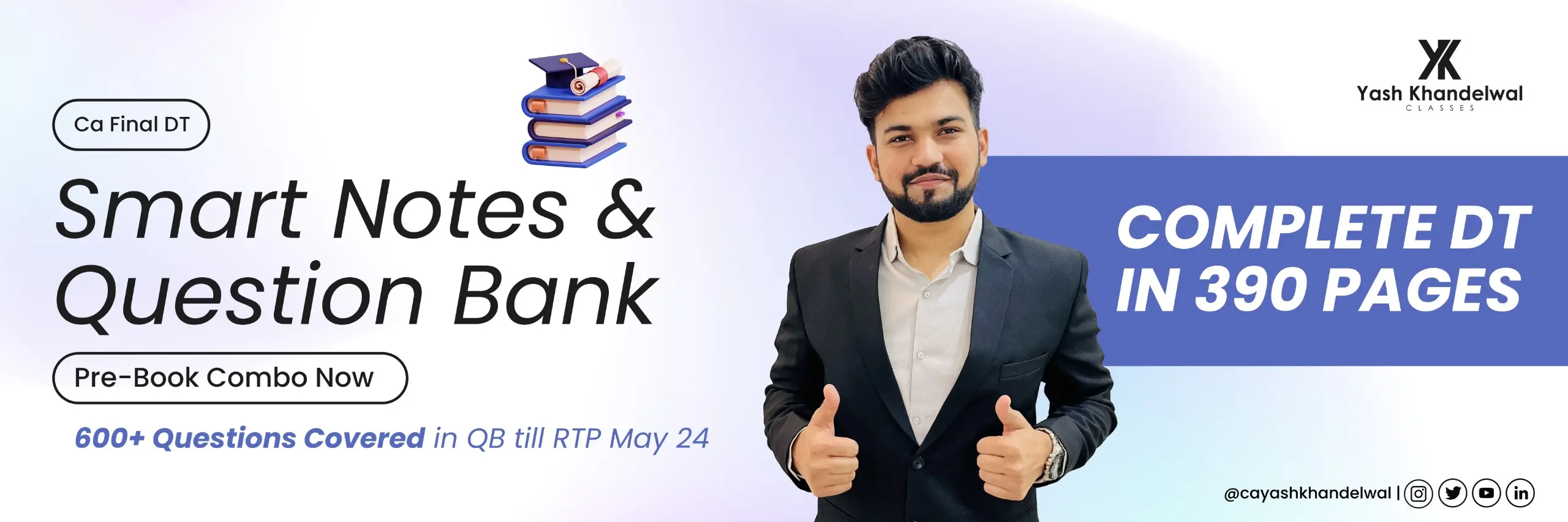 Yash Khandelwal Classes: CA Yash Khandelwal - Sab Kar Lenge